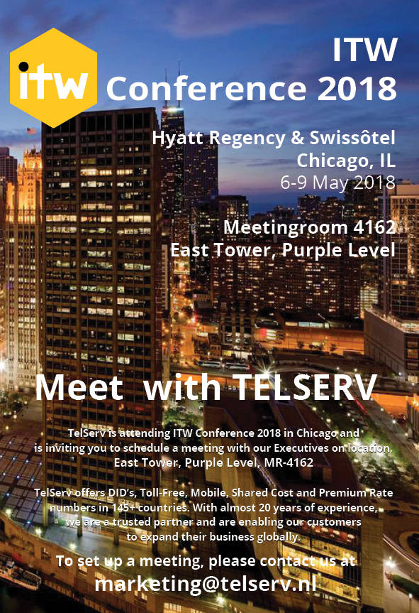 ITW'18 Chicago, USA - Telserv