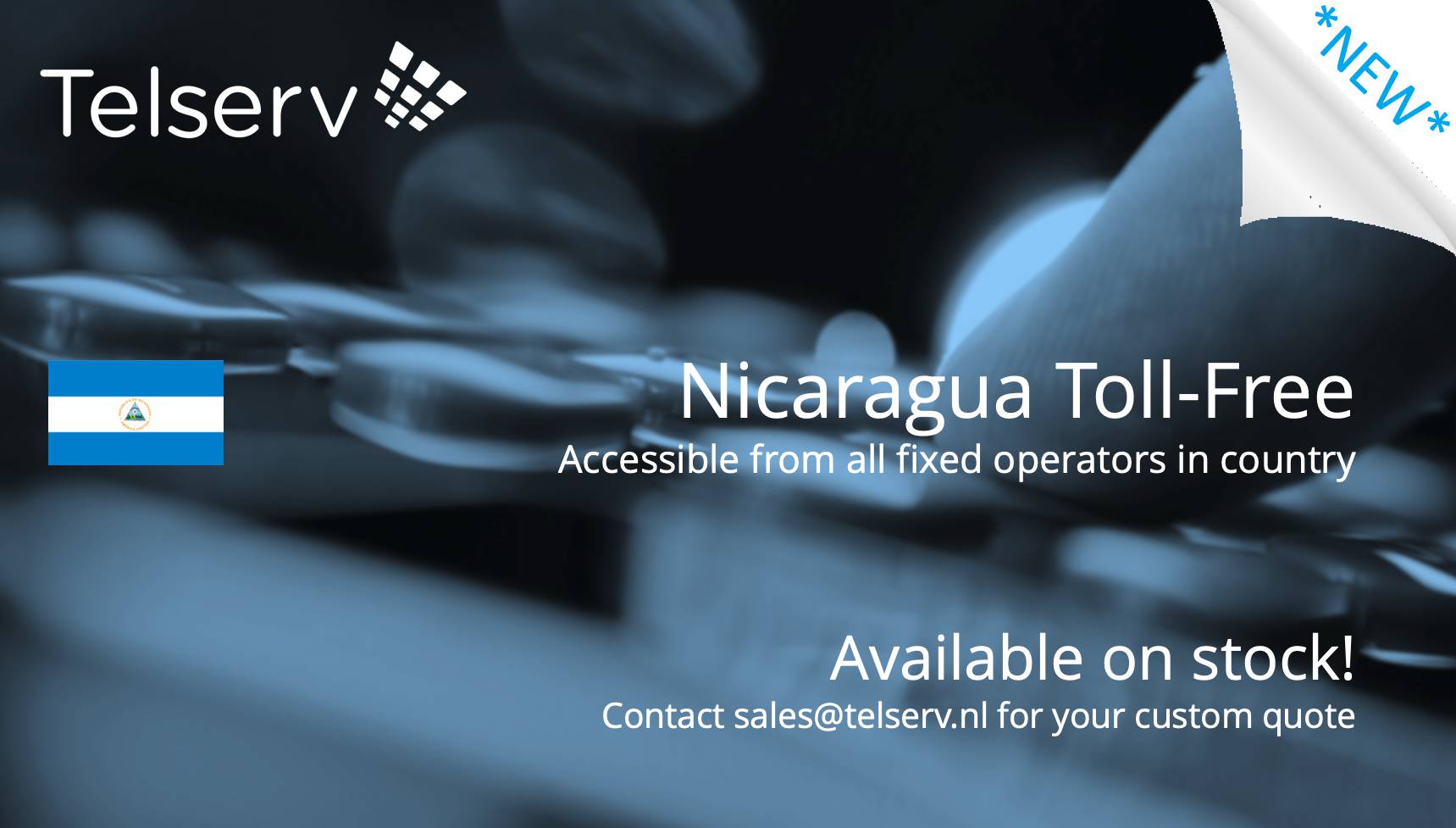 Nicaragua Tier 1 Toll-Free numbers - Telserv
